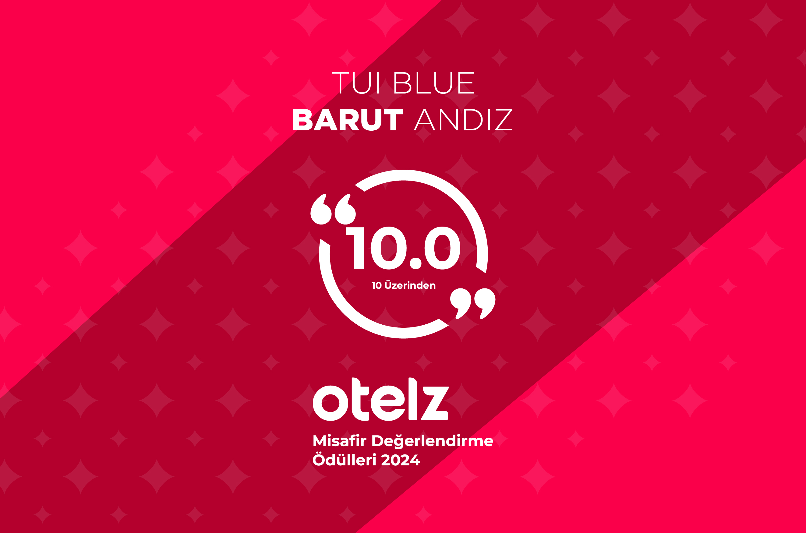 TUI BLUE Barut Andız Received Otelz Guest Review Awards 2024 | TUI BLUE ...